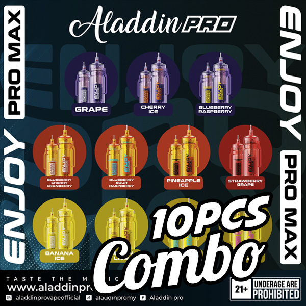ALADDIN Enjoy Pro Max 20000 Puffs Disposable Pod - RELX SG Vape Shop