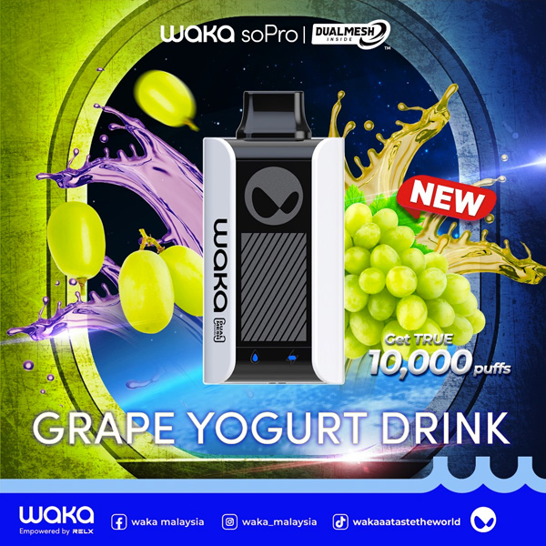 WAKA Sopro 10000 Puffs Disposable Pod - RELX SG Vape Shop
