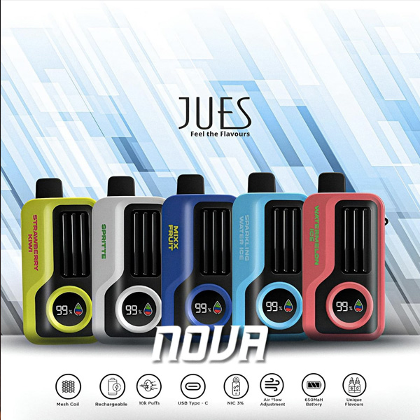 JUES Nova 10000 Puffs Disposable Pod - RELX SG Vape Shop