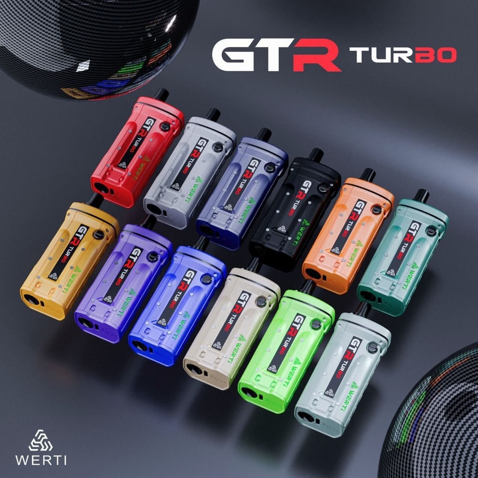 WERTI GTR Turbo 12000 Puffs Disposable Pod - RELX SG Vape Shop